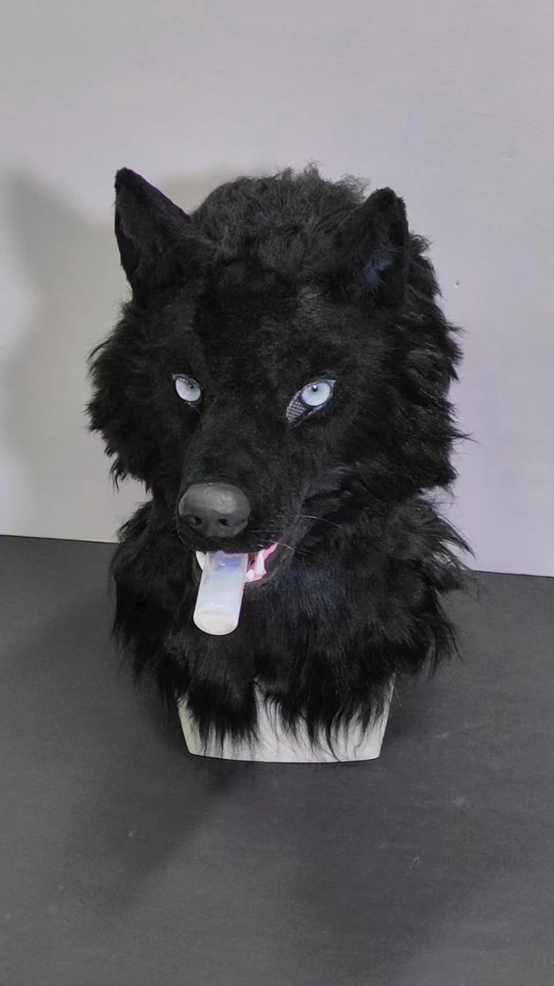 Premade Wolf Fursuit Head,movable Jaw, Realistic Wolf Mask,halloween ...
