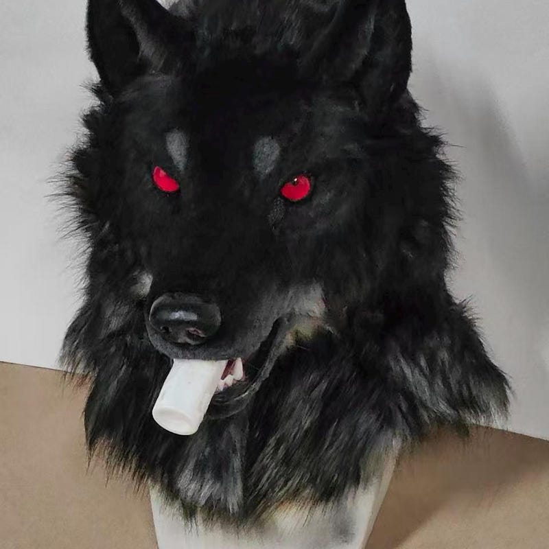 Realistic Wolf Mask - Etsy