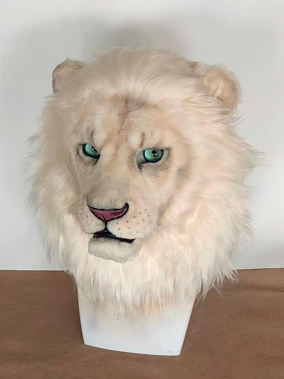 Premade Realistic Lion Fursuit-movable Jaw-lion Head Halloween Cosplay ...