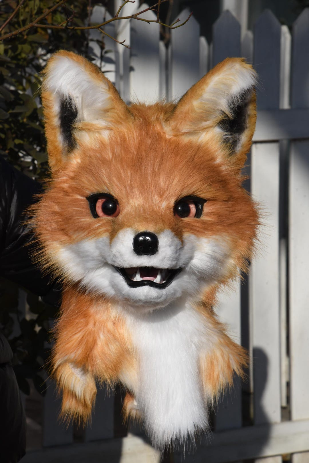 Realistic Fox Fursuit Head – Realistic Handmade Cosplay Mask for Furry ...