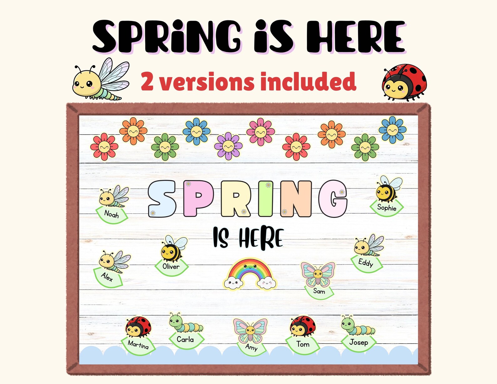Spring Bulletin Board Kit Ideas Display Set March & April Classroom ...