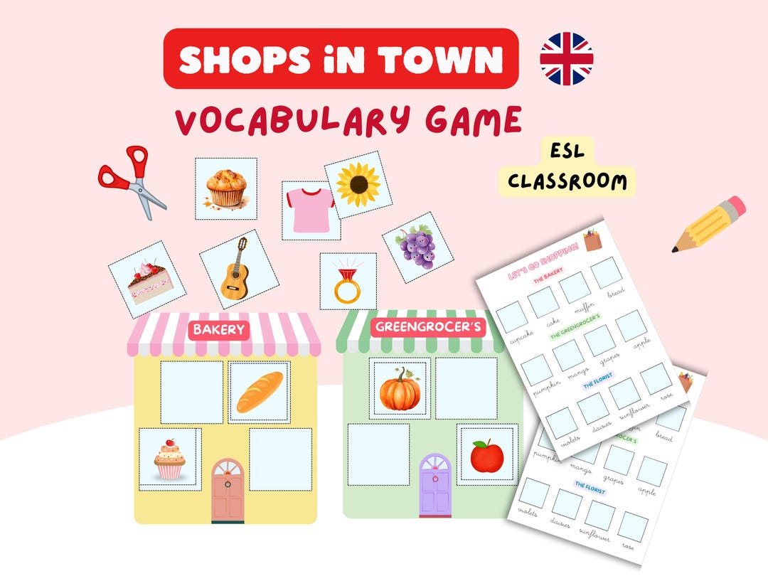 Shopping Vocabulary Associations Game Categorization Speech Therapy ...