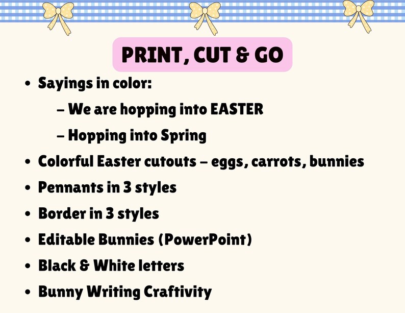 Easter Bulletin Board Kit Spring Display March April Classroom ...