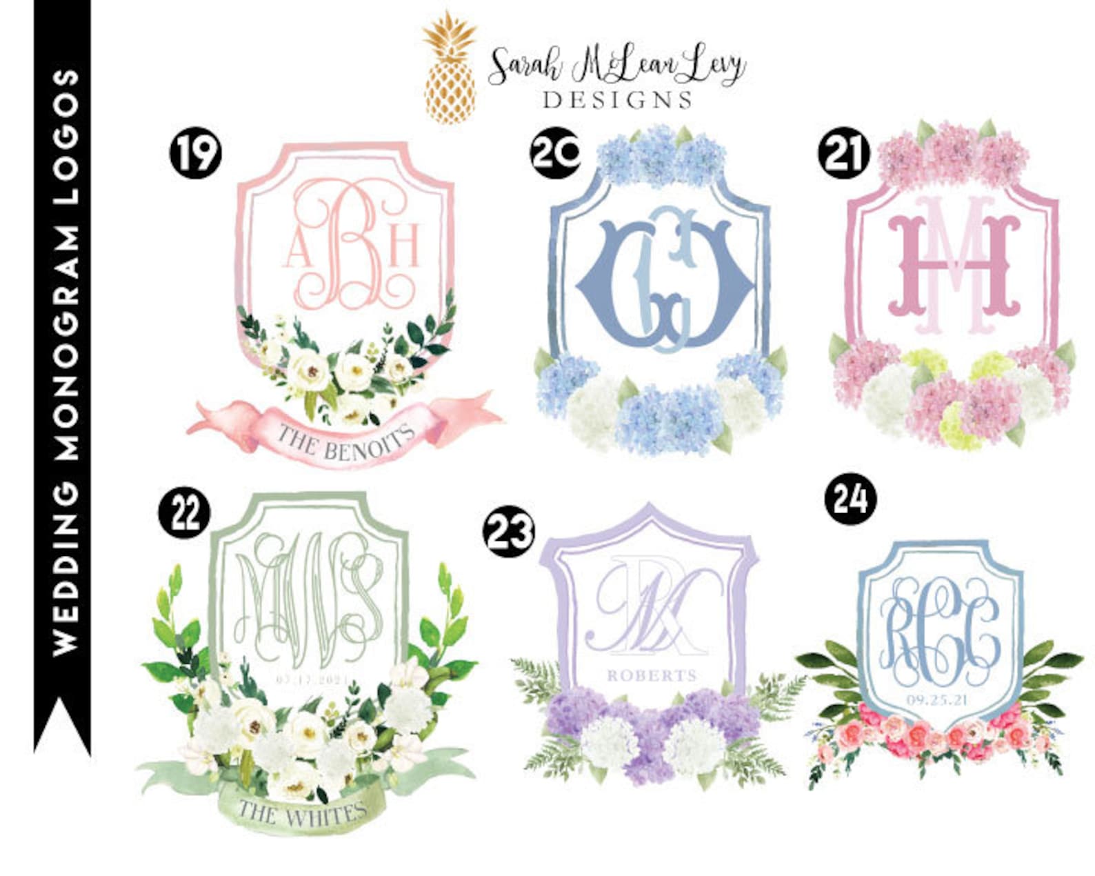 Semi Custom Digital Wedding Logo Party Logo Wedding - Etsy