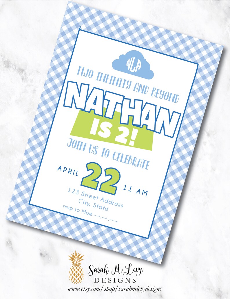 Preppy Toy Story Inspired Printable Invitation for Boys or - Etsy