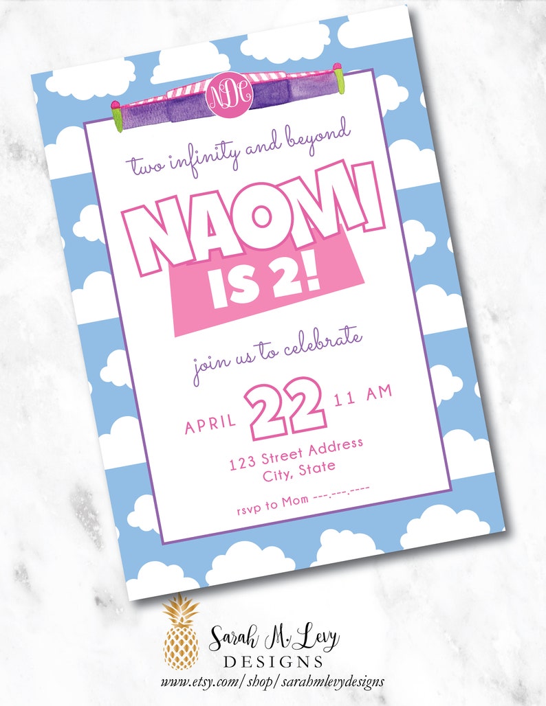 Preppy Toy Story Inspired Printable Invitation for Boys or - Etsy