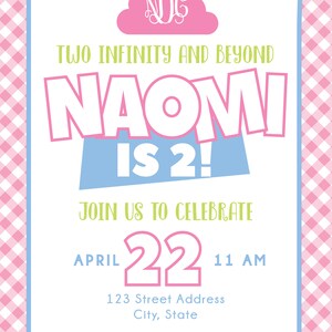 Preppy Toy Story Inspired Printable Invitation for Boys or Girls ...