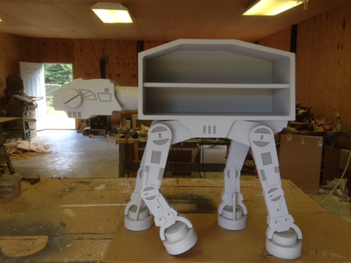 Free Shipping Star Wars Inspired Storage Unit/atat/3ft - Etsy