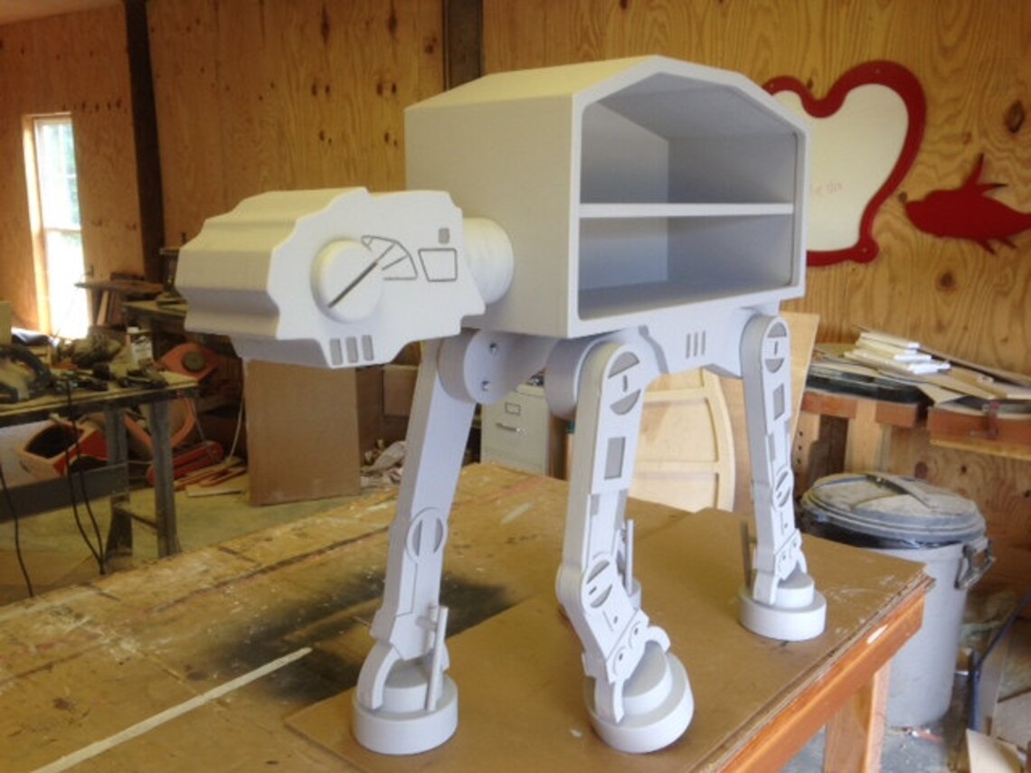 Free Shipping Star Wars Inspired Storage Unit/atat/3ft - Etsy