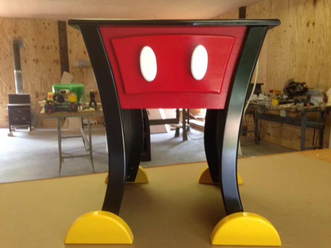 Mickey Mouse Style Nightstand or End Table - Etsy