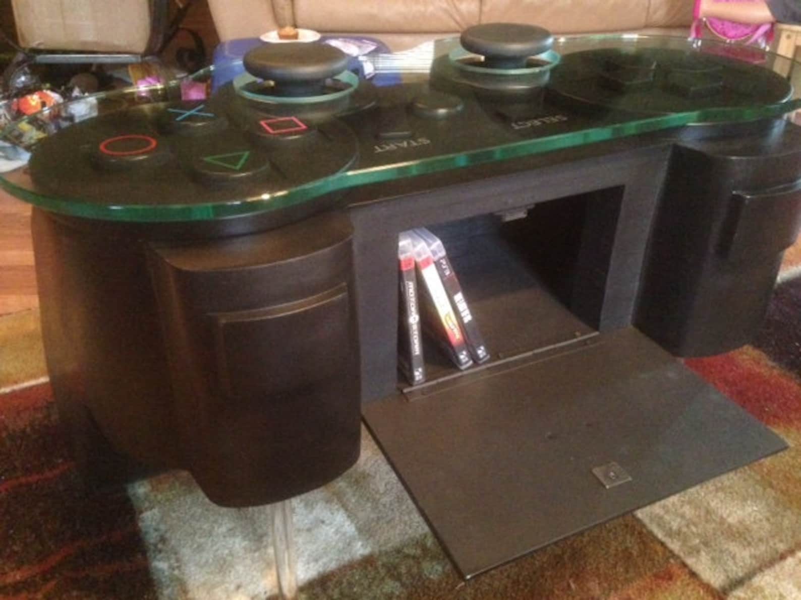Handmade Game Controller Table - Etsy