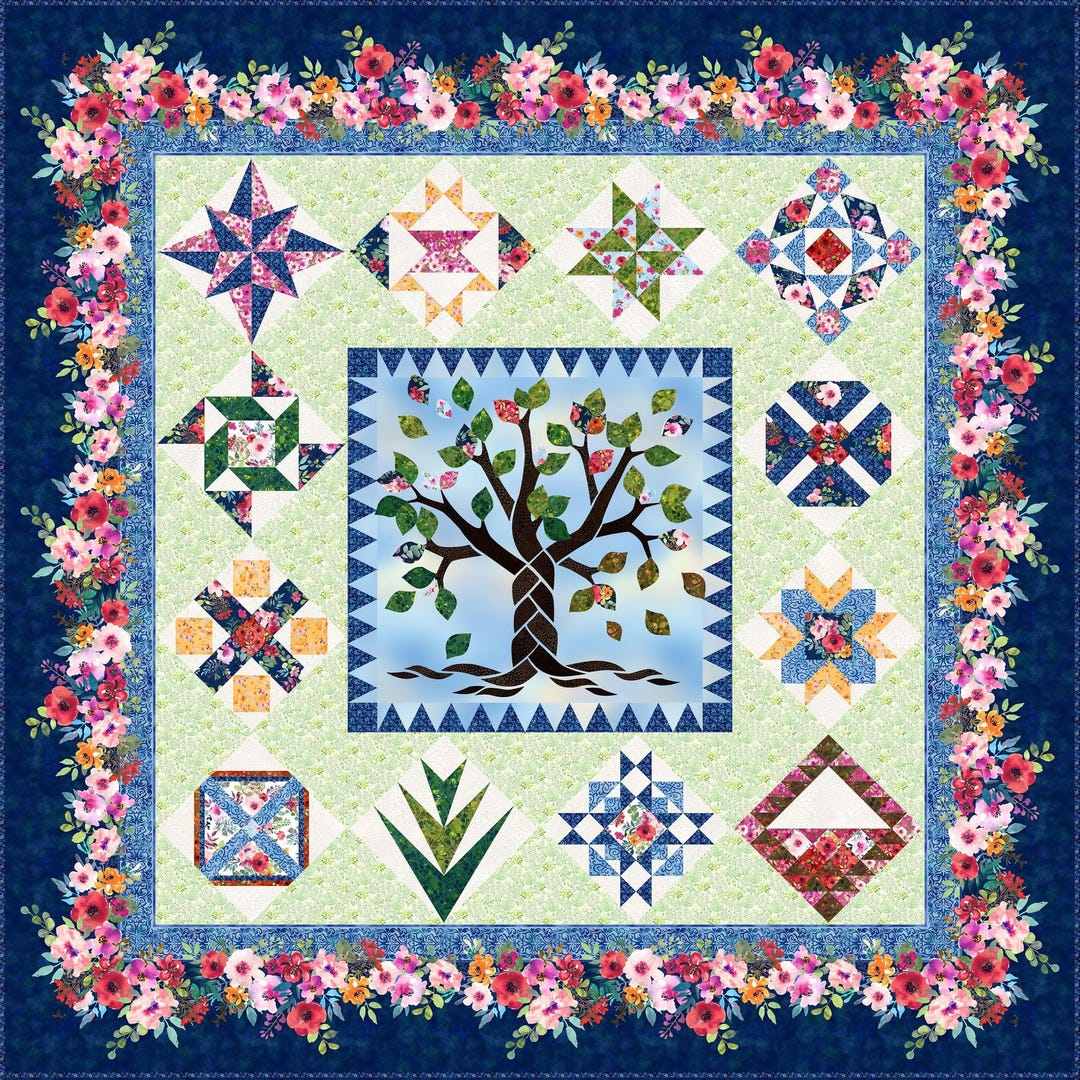 Family Tree of Faith Quilt Kit and Book, "women Who Bind Us Together ...