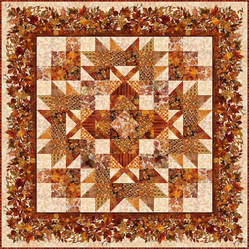 Autumn Leaves Quilt - Etsy