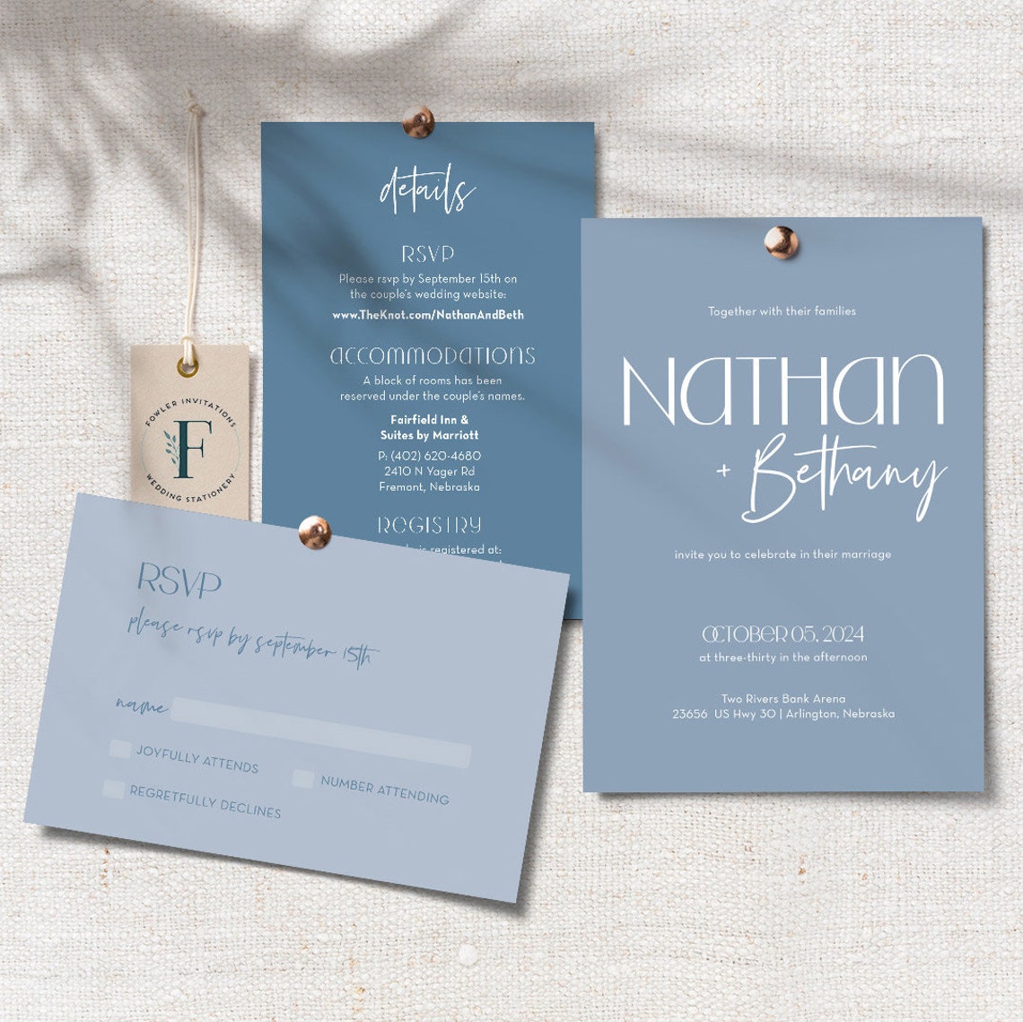 Printable Wedding Vellum Wrap Dusty Blue Toile DIY 5x7 - Etsy