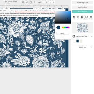 Editable Toile Printable Bundle With A7 Vellum Wrap and A7 Envelope ...