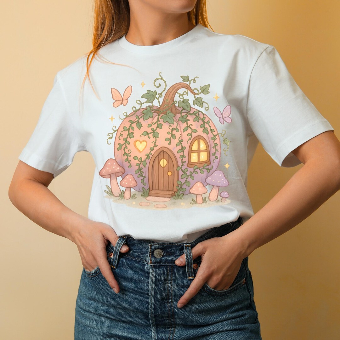 Fairy Pumpkin House Clipart PNG – Cottagecore Autumn (digital Download ...
