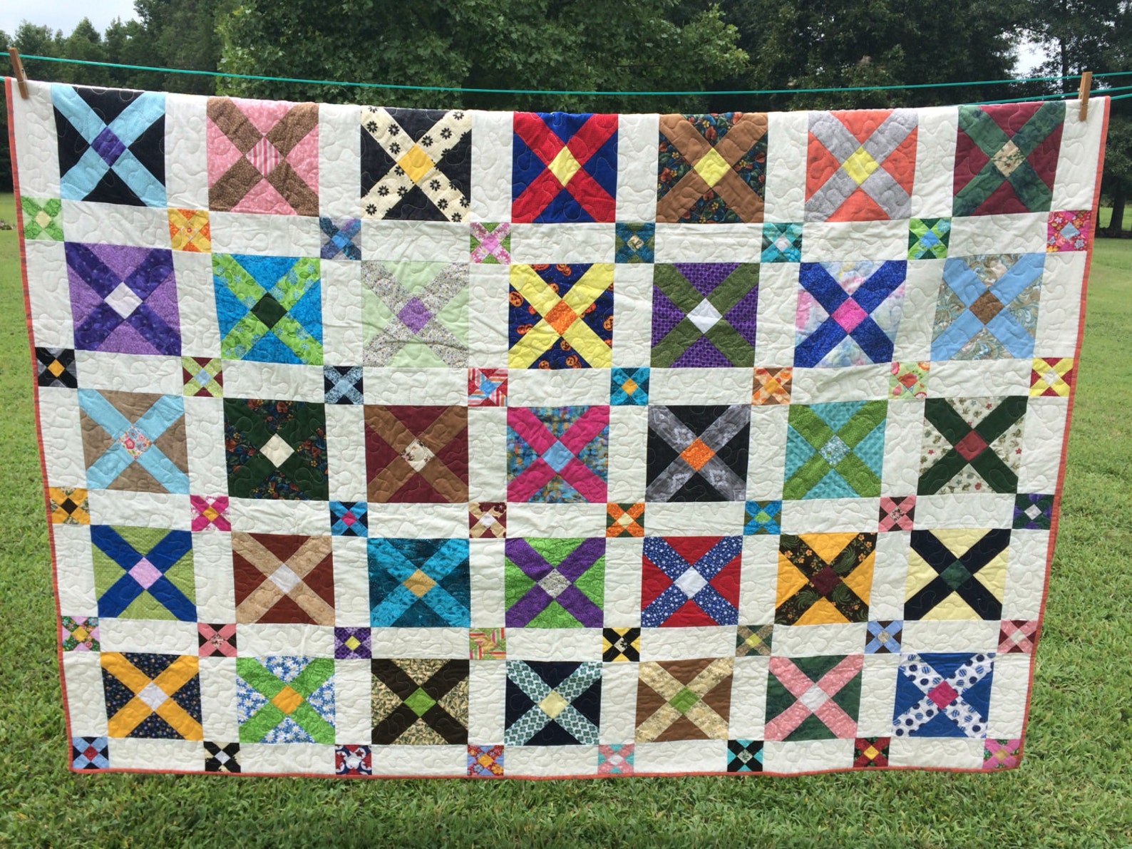 In Box or X Box, 80 X 90, Queen Size Quilt - Etsy