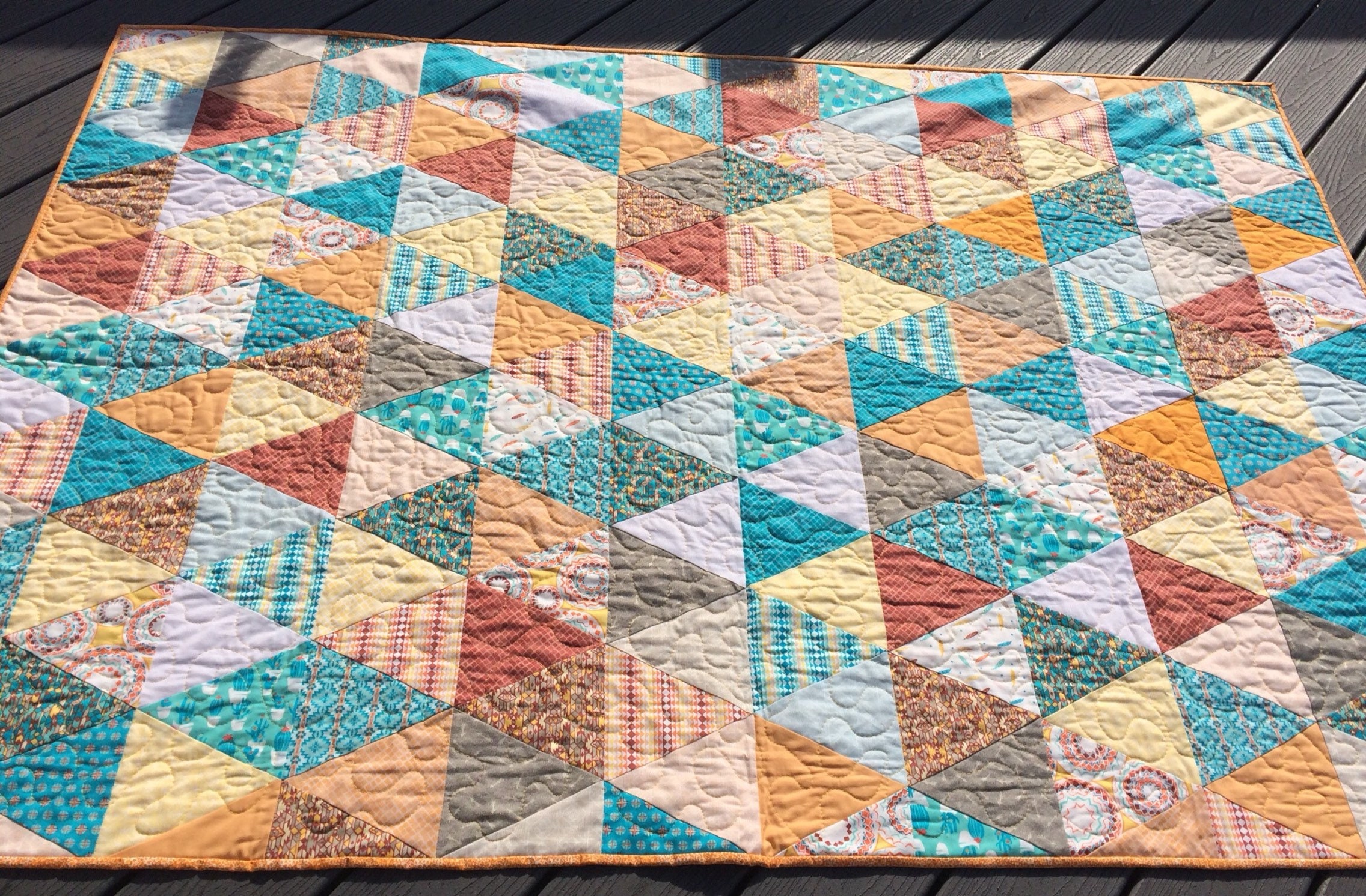 Southwest Triangle Throw, 50.5" X 72" - Etsy