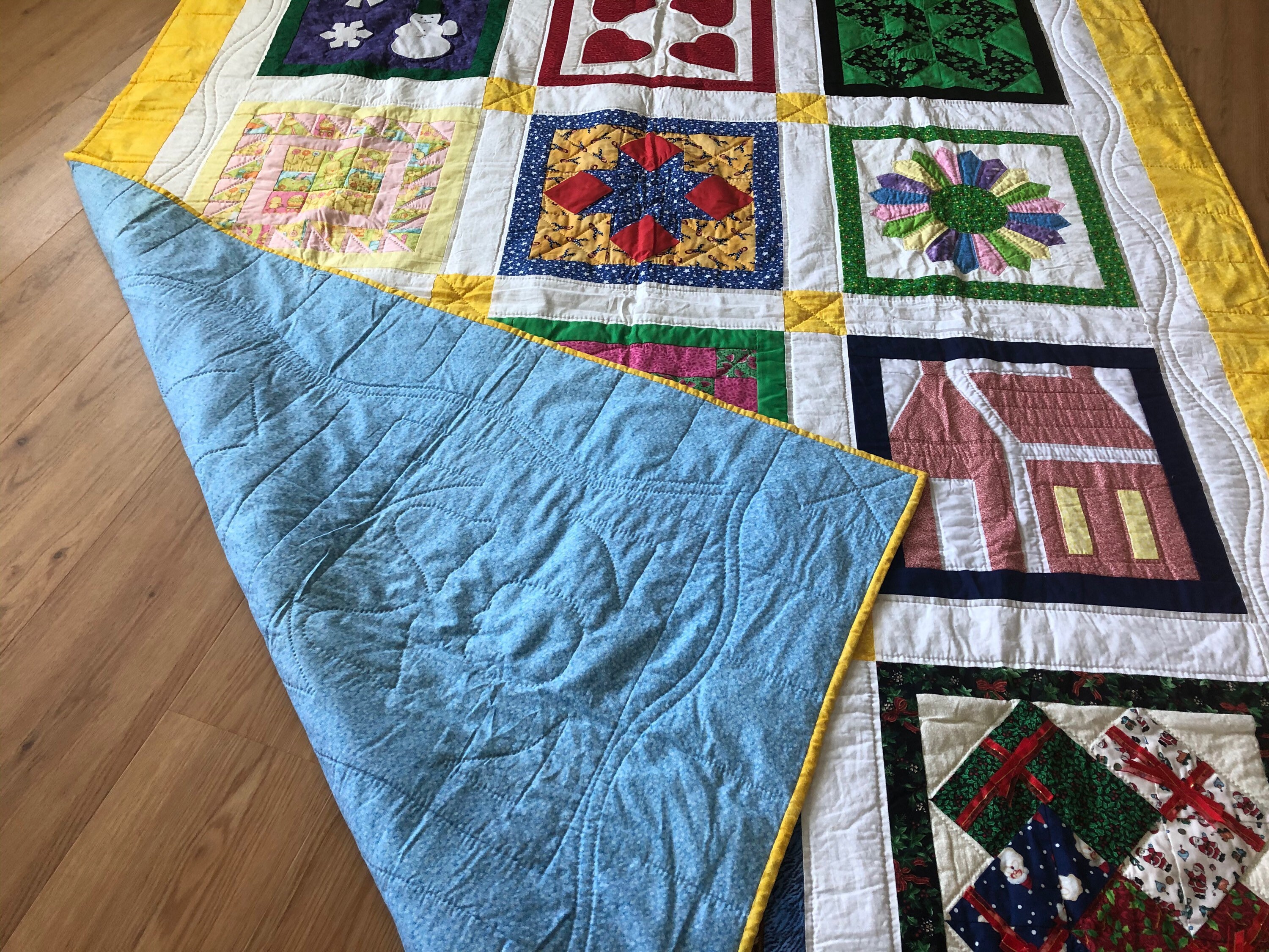 Twelve Months Quilt, Block of the Month, 64”x80”. - Etsy