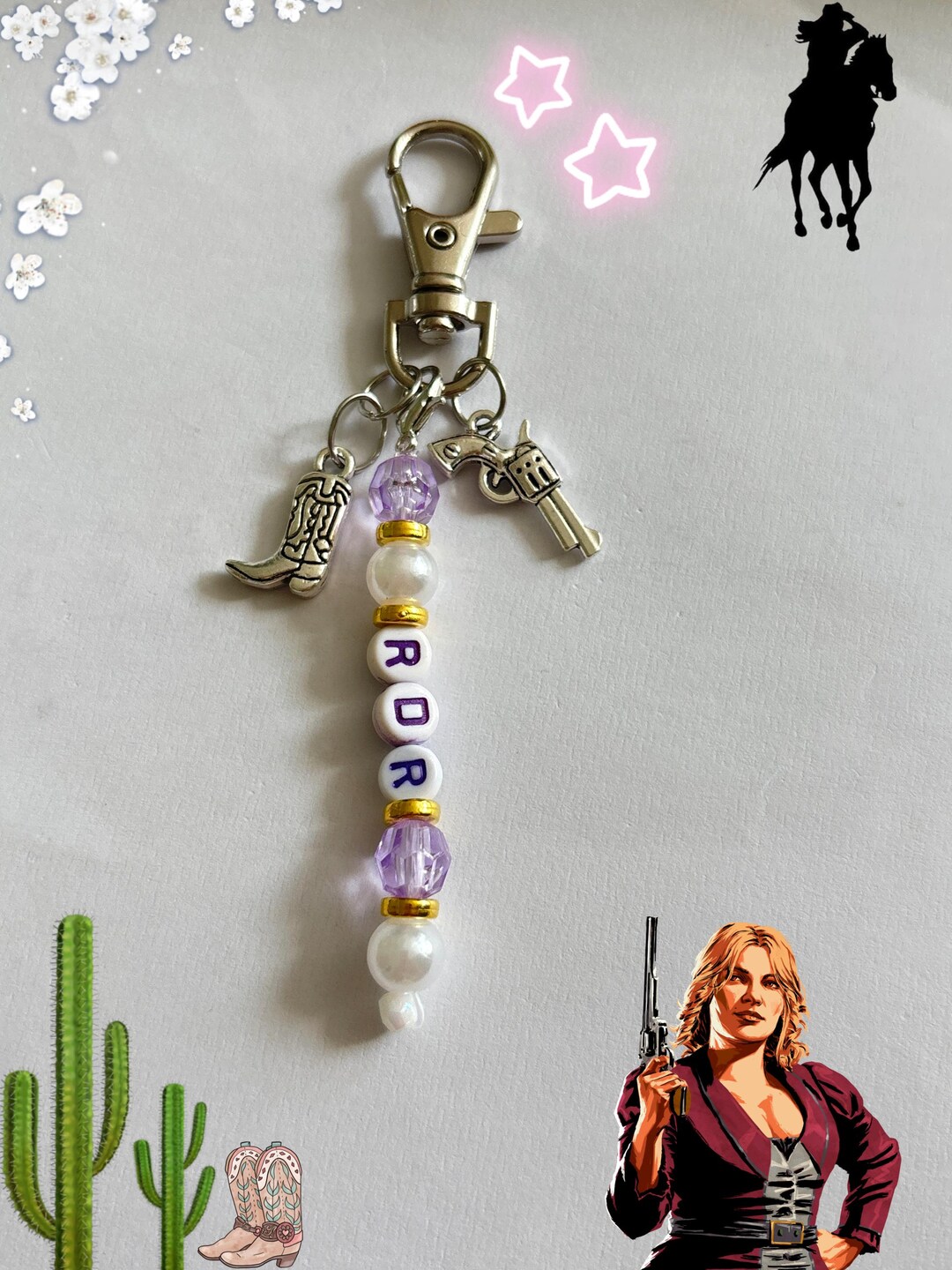 Various Cowboy Themed Key Rings - Etsy