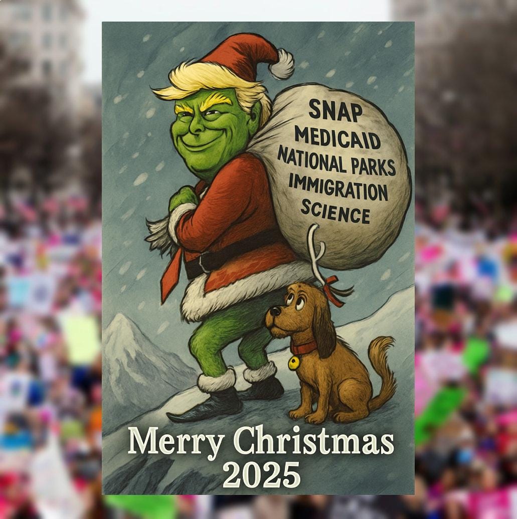 Trump as Grinch Protest Poster, Anti Trump Political Wall Art ...