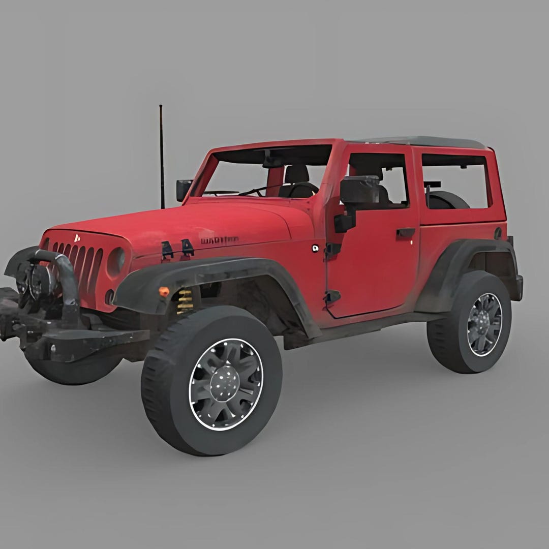 Jeep STL 3D Model - Off-road Vehicle for 3D Printing, 4x4 Truck Stl ...