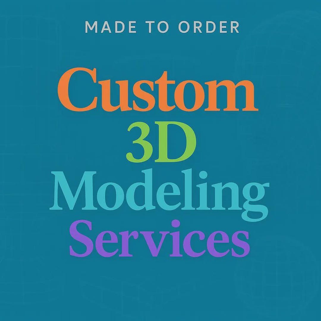 Custom 3D Modeling for 3D Printing | Personalized STL File From Photo ...