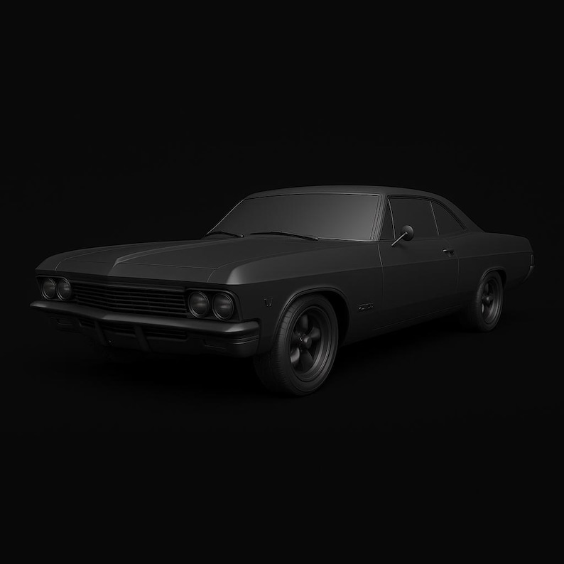 1965 Chevrolet Impala STL File | 3D Printable Classic American Muscle ...