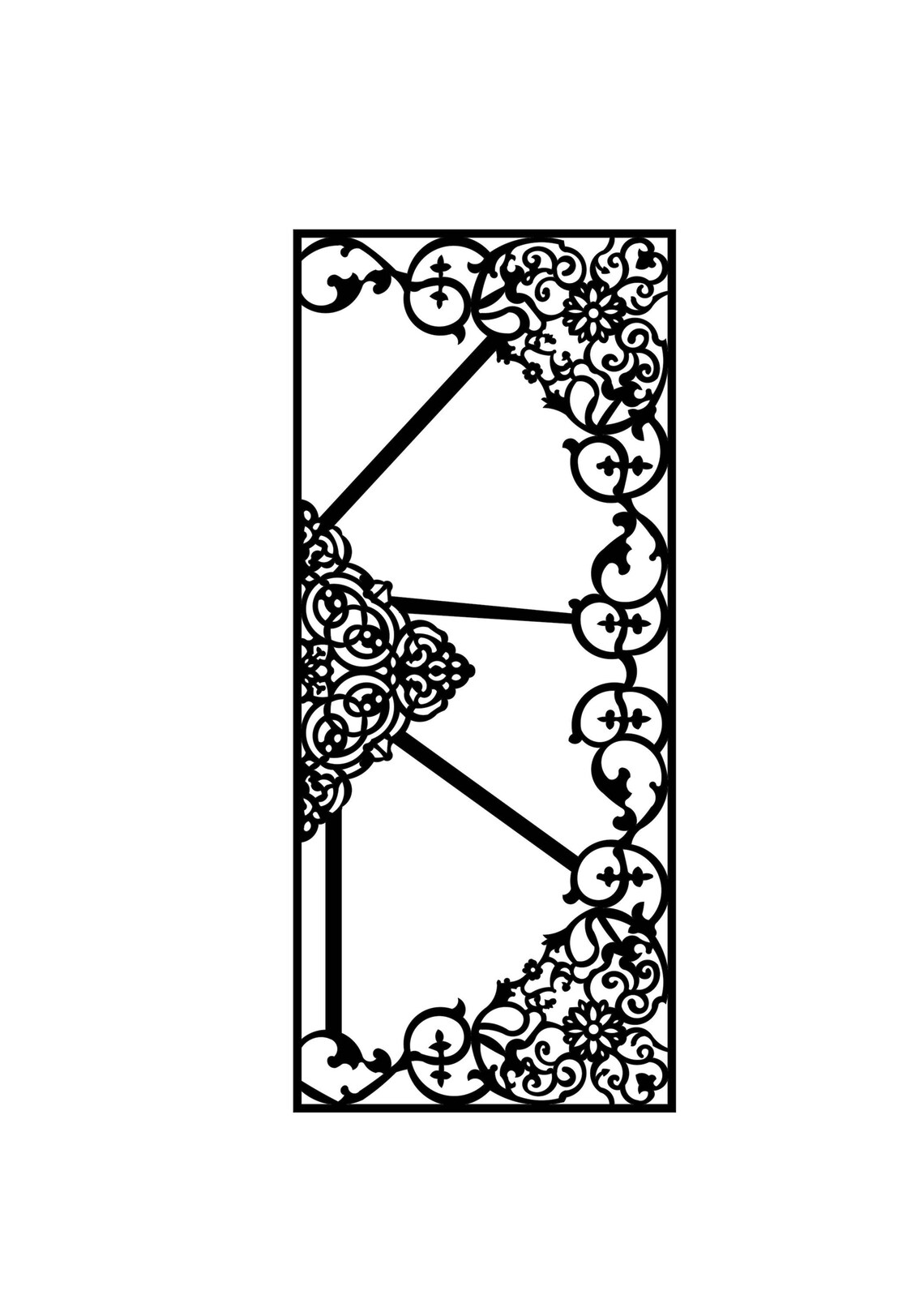 20+ CNC Dxf Door Designs | SVG PDF Laser Cut Gates | Islamic Wall Art ...