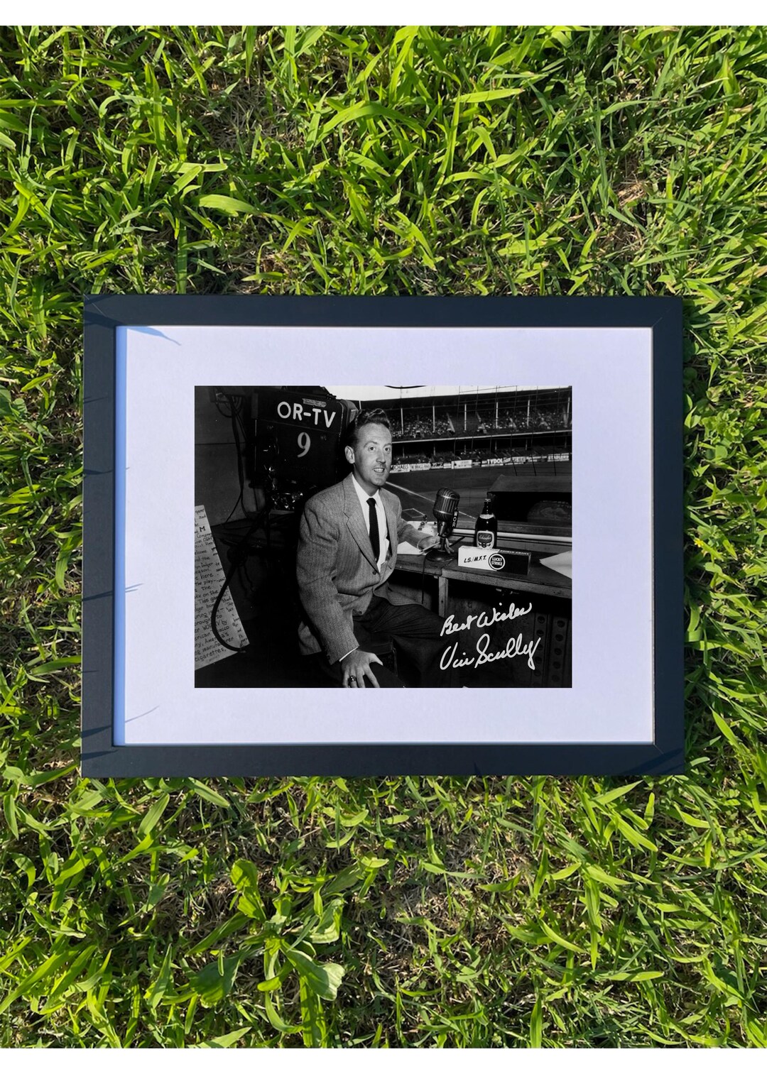 Vin Scully 8x10 Print – Baseball Broadcaster Poster – Framed or ...