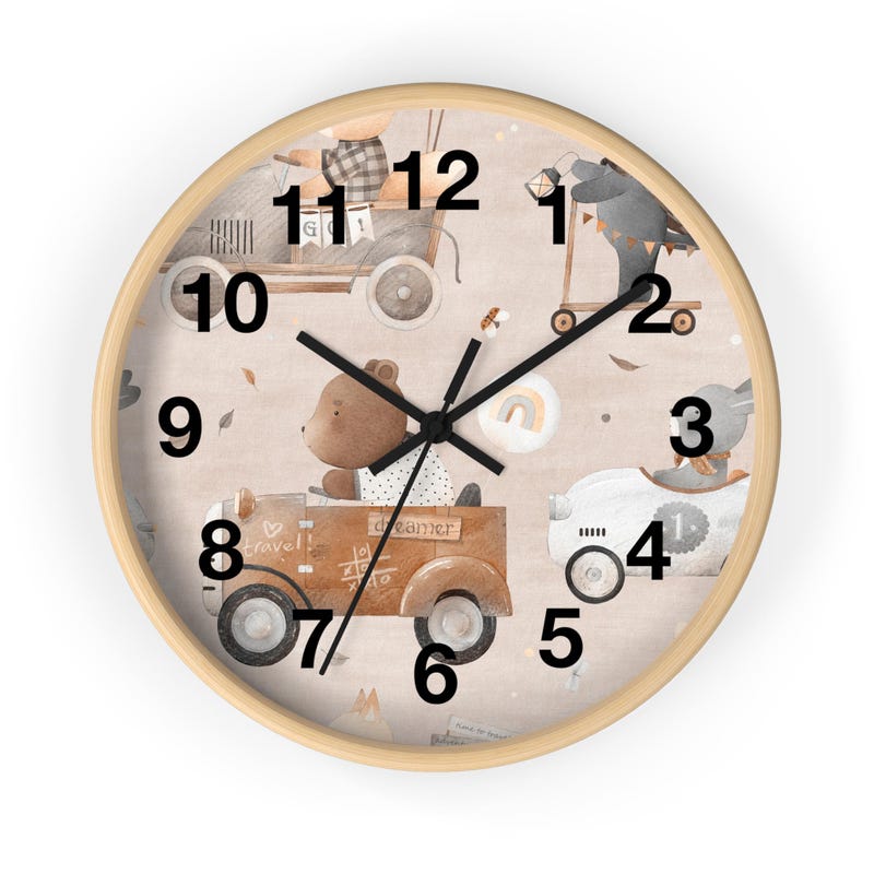 Children Wall Clock - Etsy