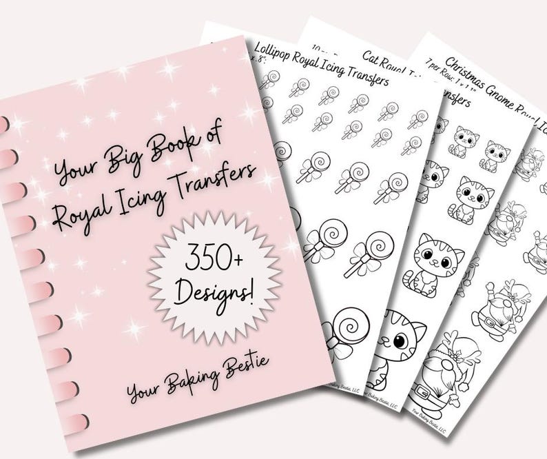 Your Big Book of Royal Icing Transfers - Etsy