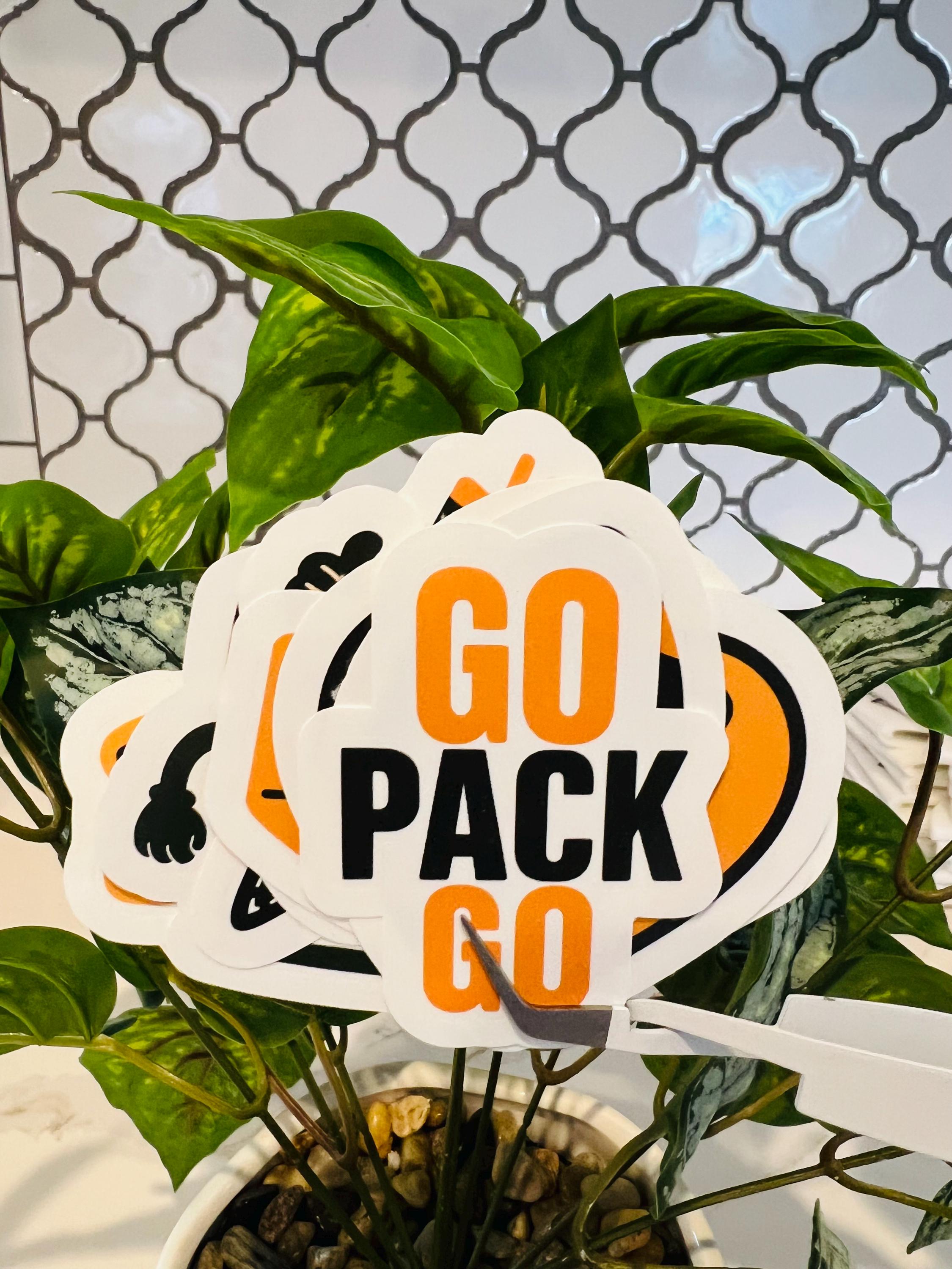 Green Bay Packers Sticker Pack – Wisconsin Football, Game Day (10 Pack ...