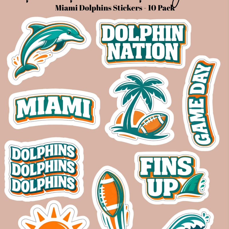 Miami Scrapbook Stickers - Etsy