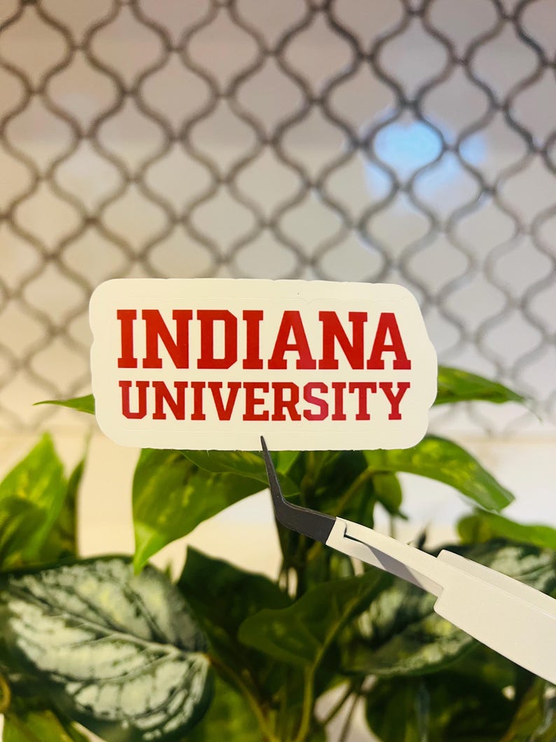 Indiana Hoosiers Vinyl Sticker Pack, College Football Fan Decals - Etsy