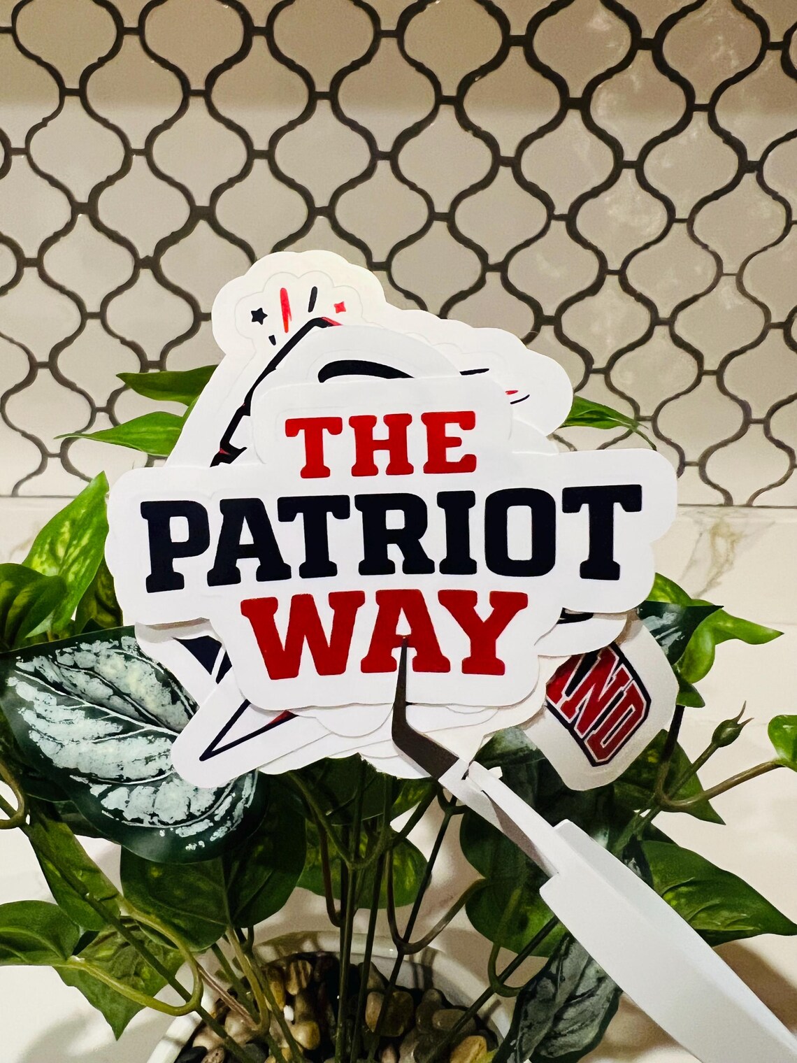 New England Patriots Sticker Pack | Football Fan Stickers | Game Day ...