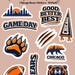 Da Bears Bumper Sticker - Chicago Bears Auto Decal - Etsy