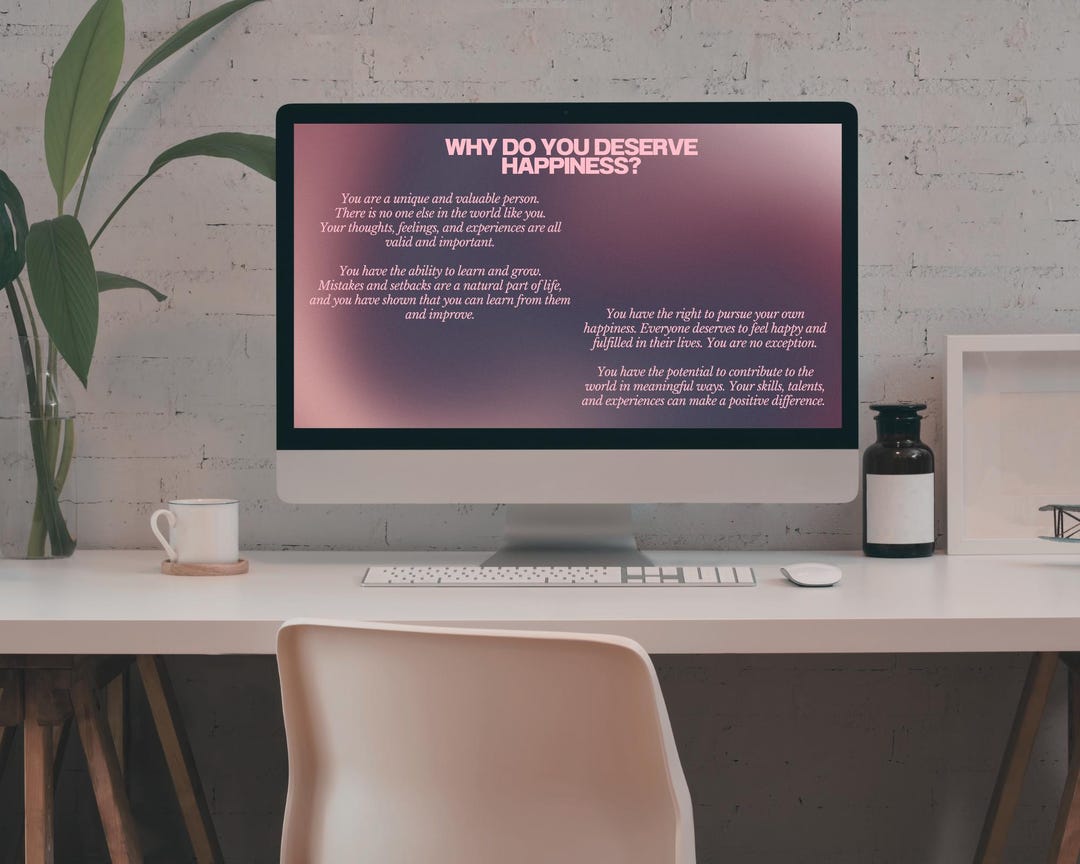 Motivational Desktop Wallpaper | Self-love Digital Download | “why Do ...