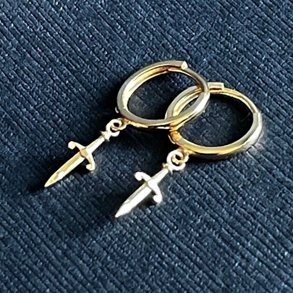 Dagger Earrings - Etsy