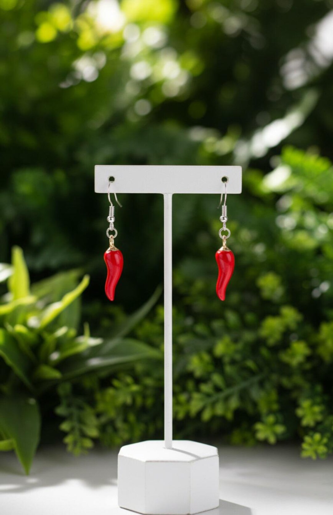 Fun Cartoon Chilli Sterling Silver Earrings - Etsy