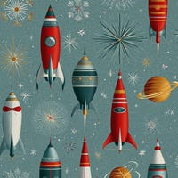 Alien Wrapping Paper, Alien Gift Wrap for Funny Outer Space Themed ...