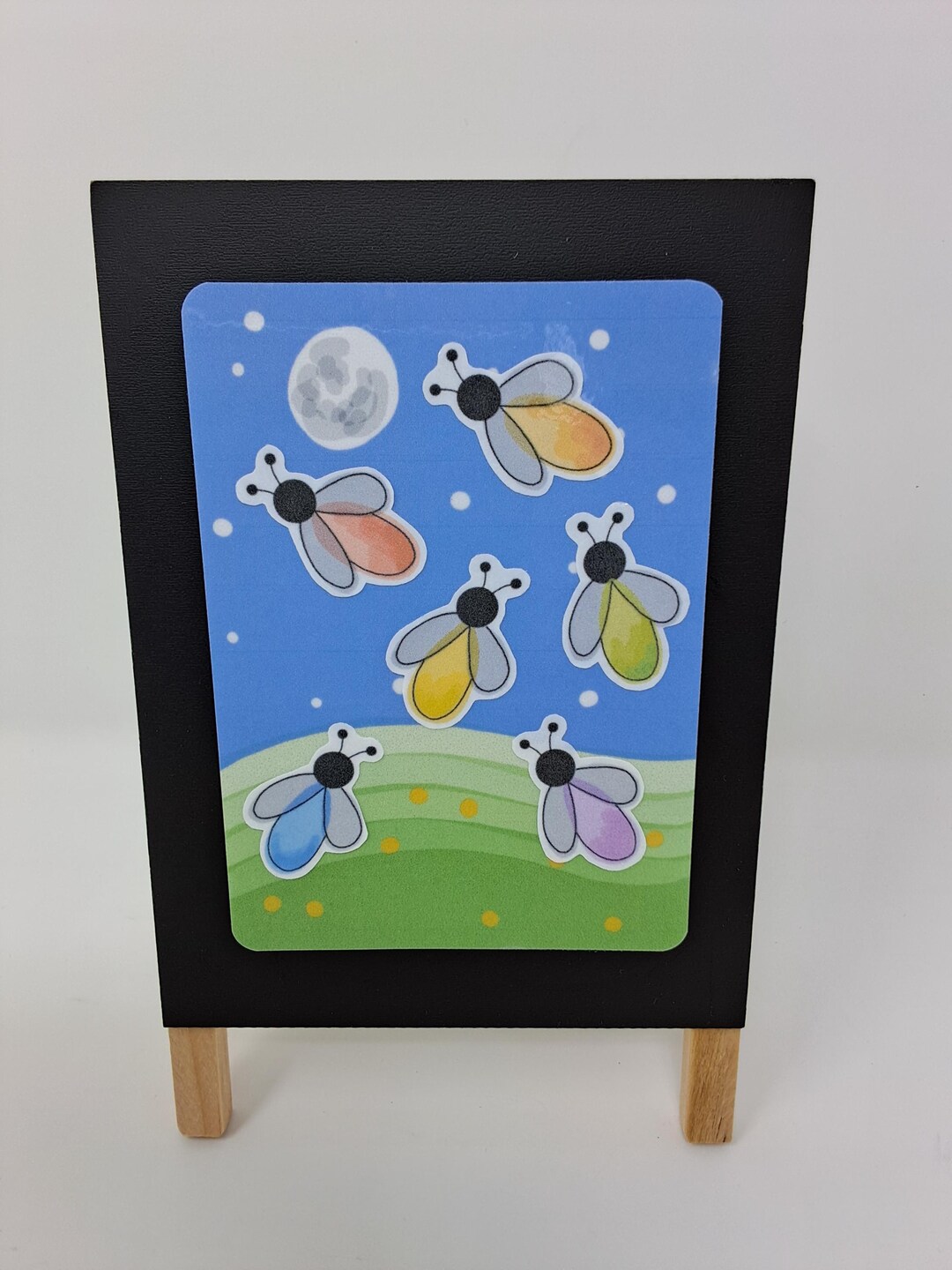 Hand-drawn Firefly Stickers & Storage Card Set | 6 Colorful Laminated ...