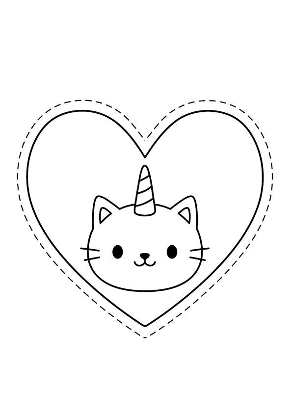 Kittycorn Scissor Practice Printable – Unicorn Cat Cutting Activities ...