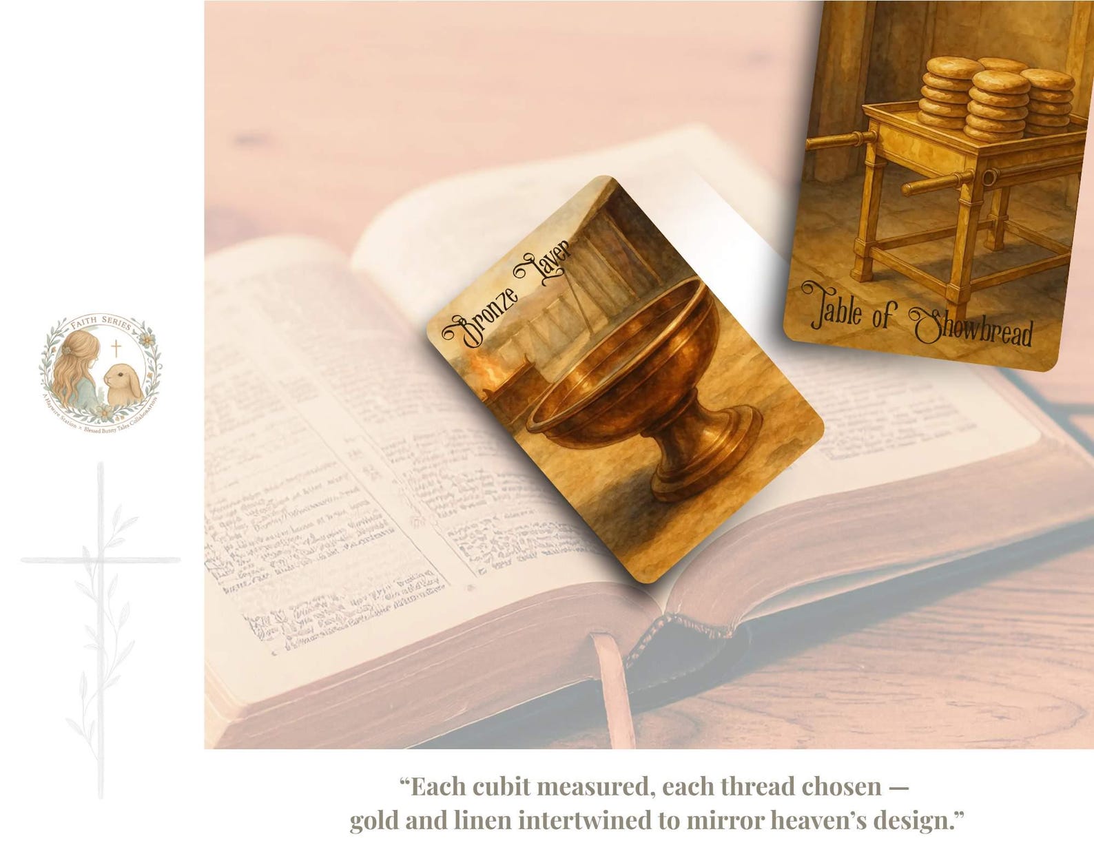 Tabernacle at Mt. Sinai Art Trading Cards: Bible Journaling Ephemera ...