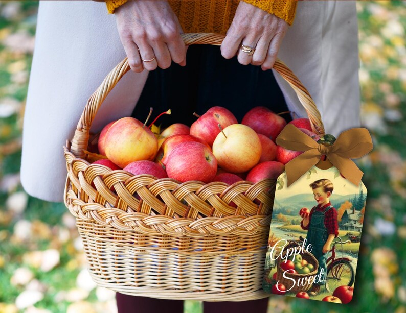 Autumn Gift Tags: Vintage Orchard (digital Download) - Etsy