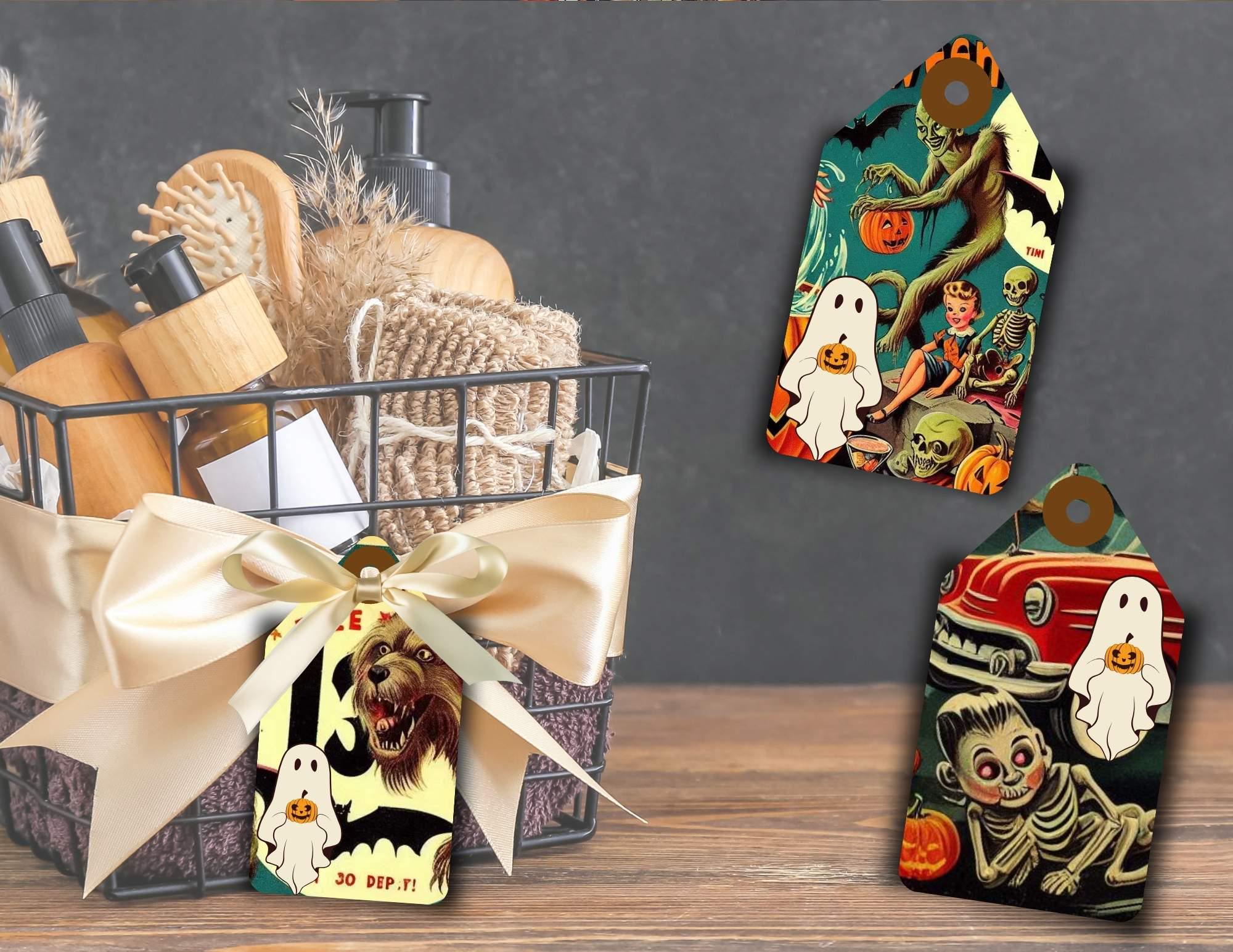 Halloween Gift Tags: Creepy-cute (digital Download) - Etsy