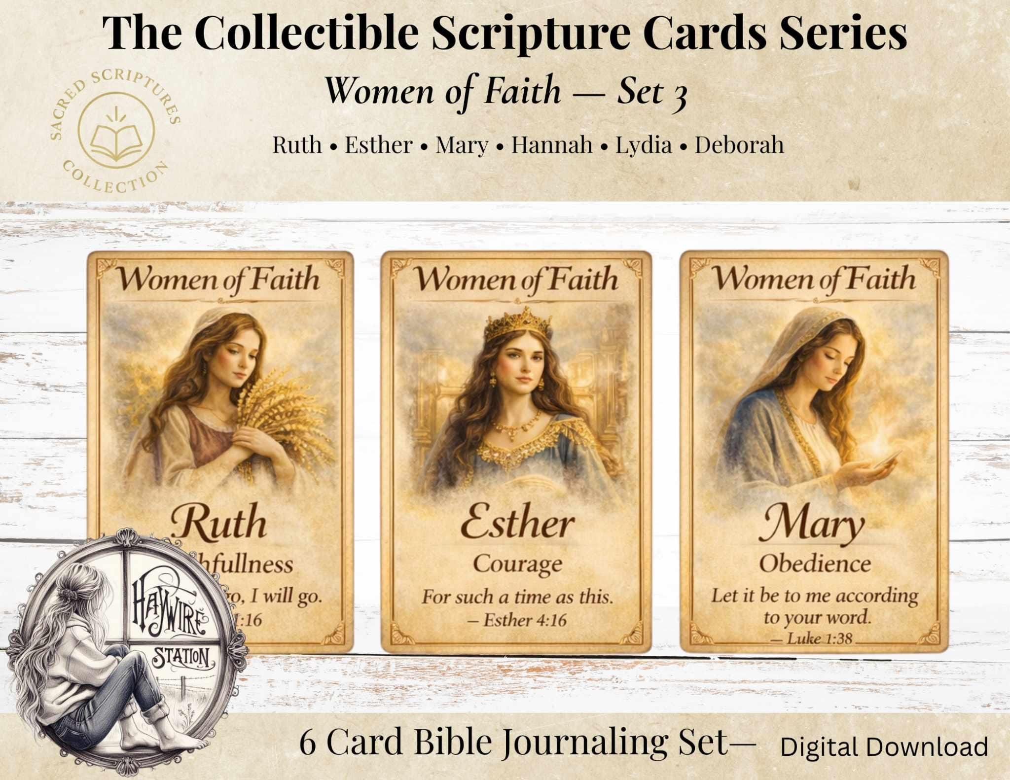 Bible Journaling Cards: Women of Faith — Set 3 (digital Download) - Etsy