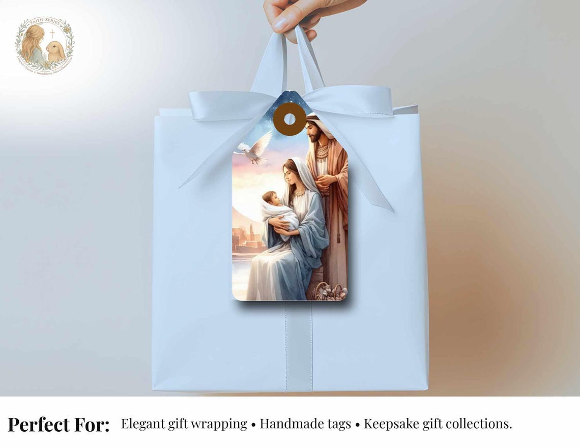 Printable Gift Tags: Nativity Faith-inspired Holiday Collection ...