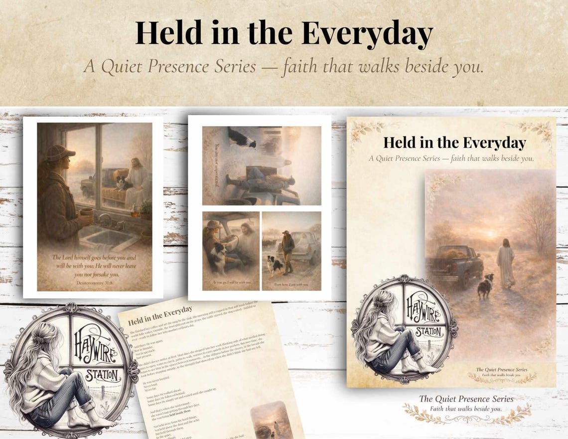 Faith-based Printable Wall Art & Encouragement Set — Held in the ...