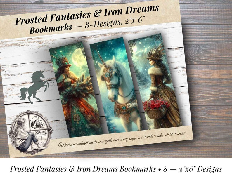 Christmas Printable Bundle: Frosted Fantasies and Iron Dreams – Holiday ...